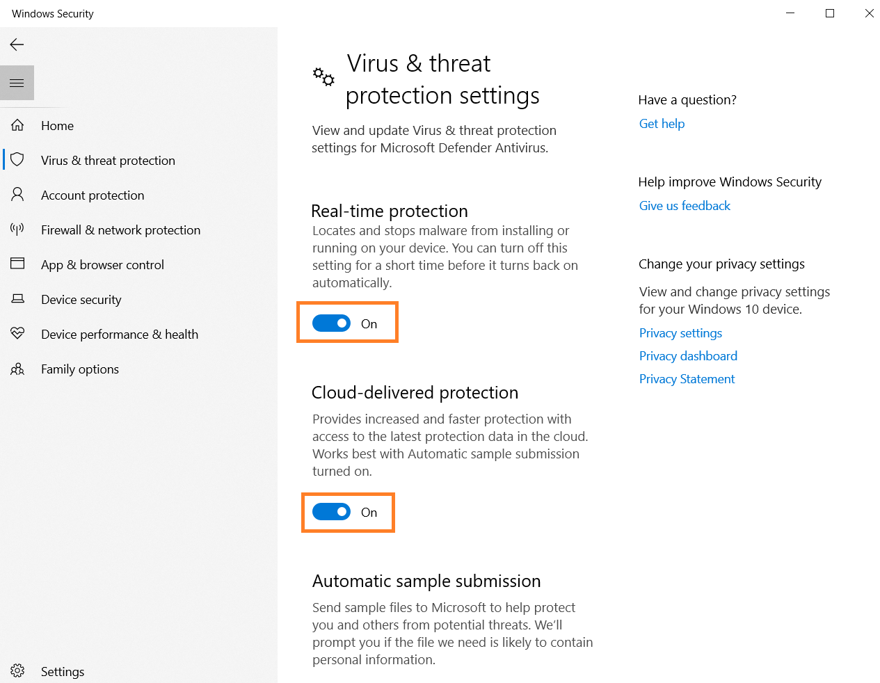 Turn Off Real-Time Protection - WPExperts