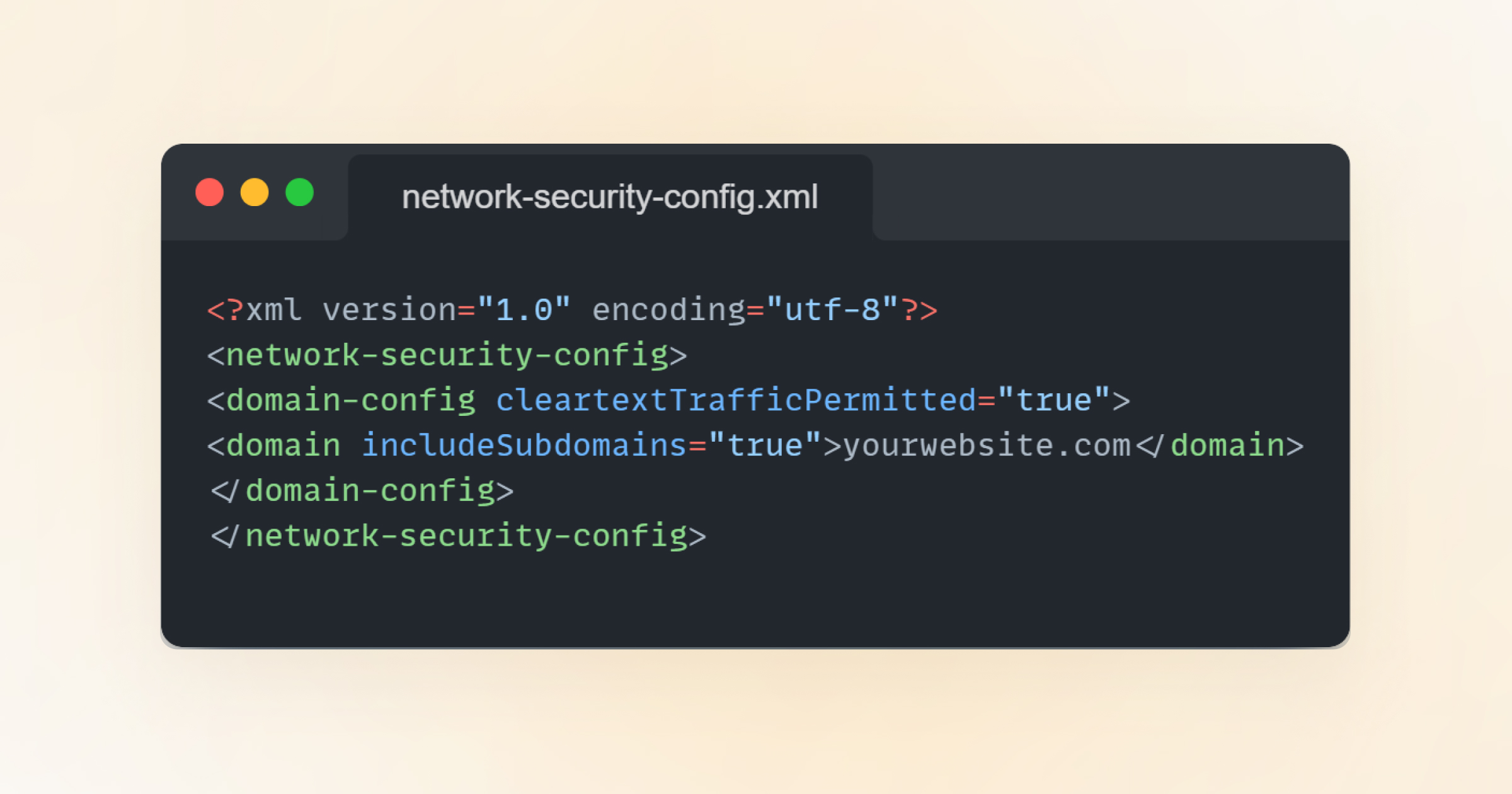 Fix NET::ERR_CLEARTEXT_NOT_PERMITTED Android Error