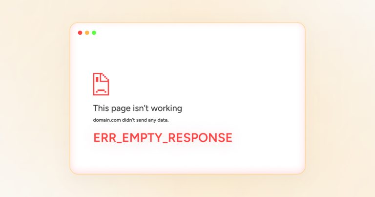 How to Fix ERR_EMPTY_RESPONSE WordPress Error | 100% Fix