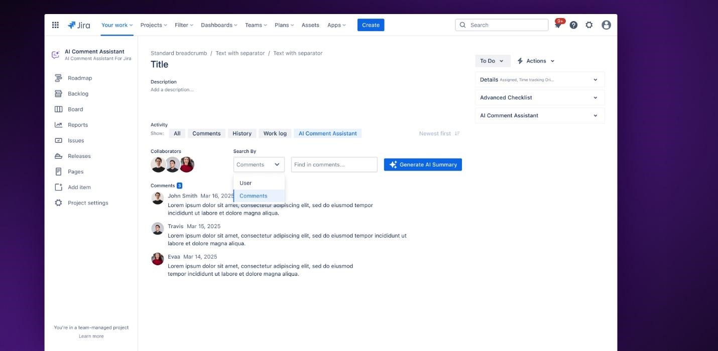 AI Comment Assistant for Jira – Now on Atlassian Marketplace