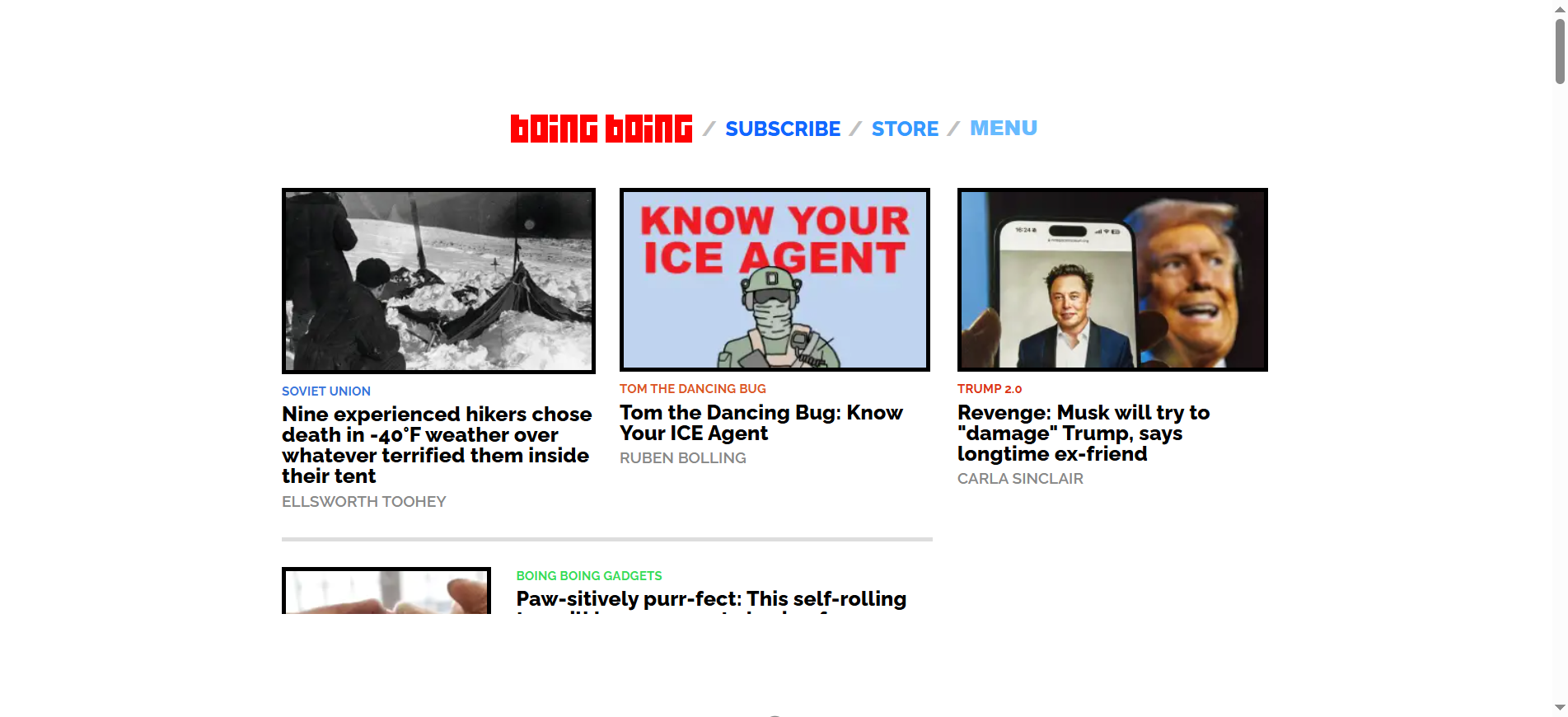 Boing Boing Website Build on WordPress CMS - WPExperts