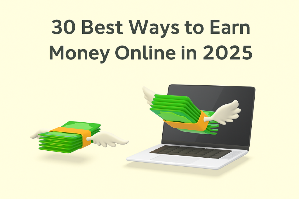 30 Best Ways To Make Money Online In 2025 (Tips & Tools)