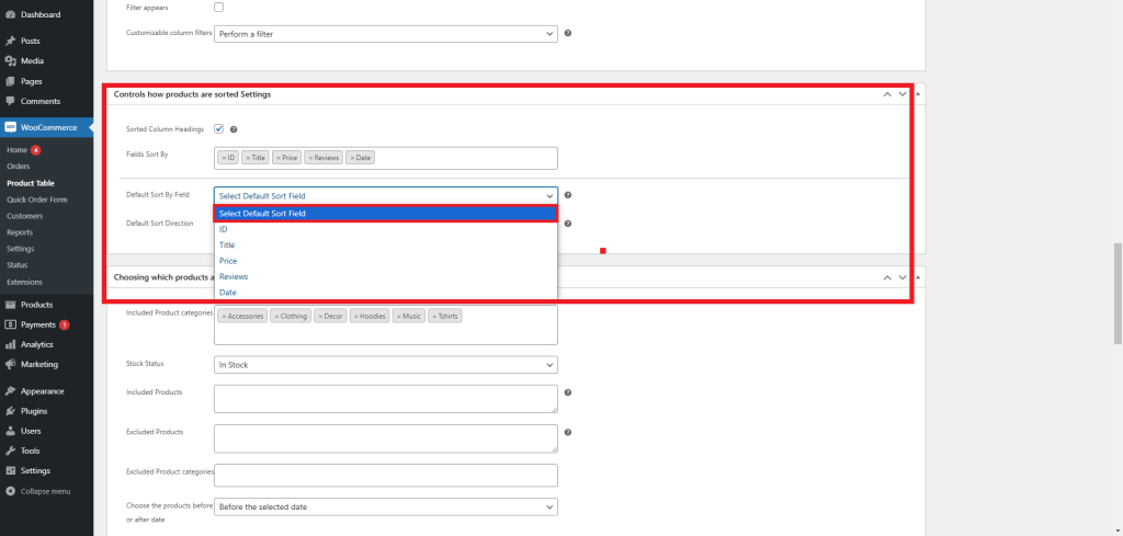 Product Sorting - How to Arrange Items on Your Order Form