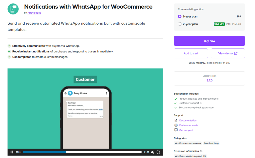 10 Best WordPress WhatsApp Plugins In 2025 (Free + Paid)
